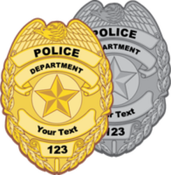 Custom Police Magnets - Custom Size Options Available