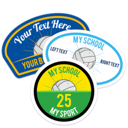 Volleyball Car Stickers & Decals for Fundraisers | Car Stickers