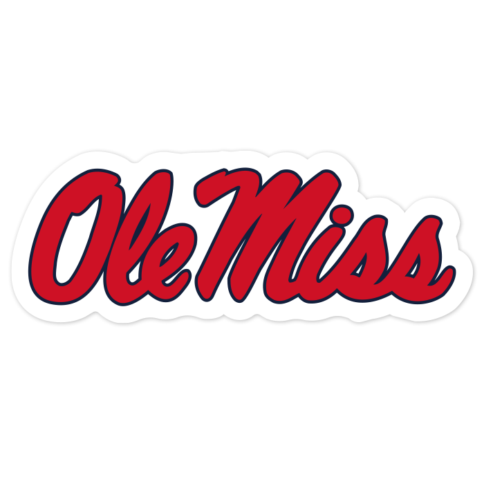Ole Miss Rebels NCAA Logo Sticker