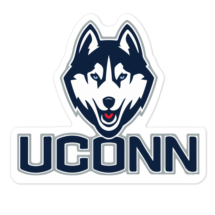 UConn Huskies NCAA Logo Sticker