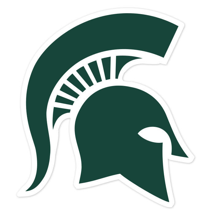 Michigan State Spartans NCAA Logo Sticker