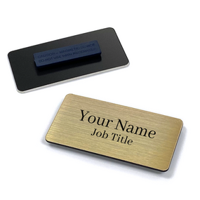 Custom Large Rectangle Name Tags - Print Your Design In Full Color!