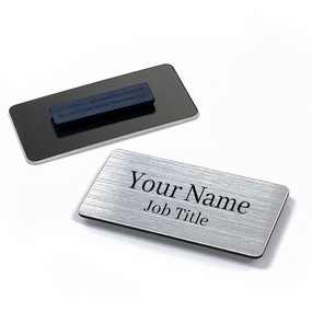 Custom Large Rectangle Name Tags - Print Your Design In Full Color!