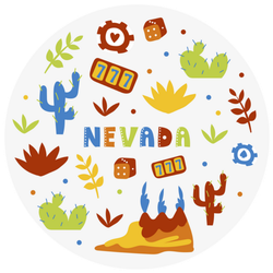 Nevada Car Stickers and Decals
