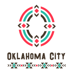Oklahoma City Lettering Illustration Sticker