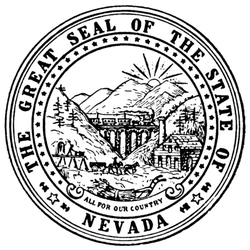 The Great Seal Of The State Of Nevada Sticker