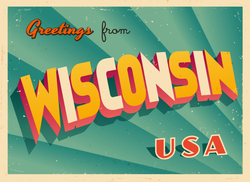 Greetings From Wisconsin Sticker
