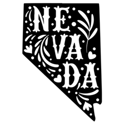 Decorative Nevada State Transfer Sticker