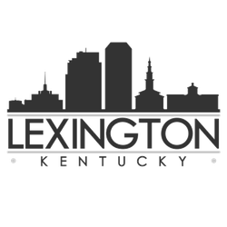 Lexington, Ky, Usa Skyline Sticker