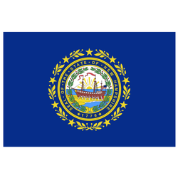 New Hampshire State Flag Sticker
