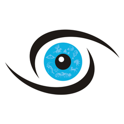 Blue Eye Symbol Sticker