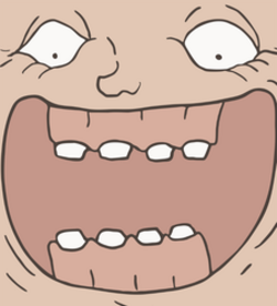 Huge Smile Troll Face Meme Sticker