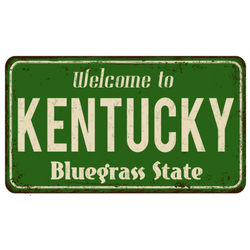 Welcome To Kentucky Sign Sticker