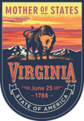 Virginia Banner Sticker