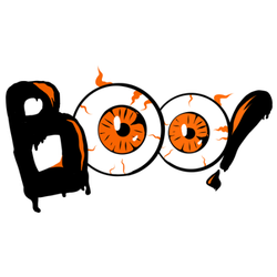 Boo Eyes Sticker