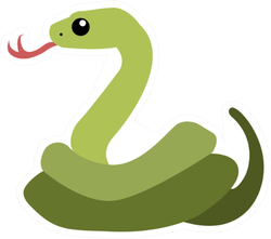 Snake Emoji Sticker
