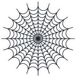 Spider Web Sticker