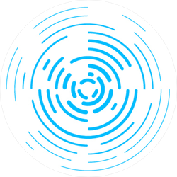 Abstract Sound Wave Sticker