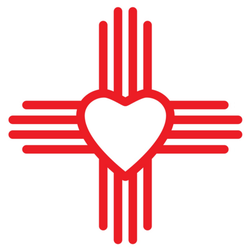 Zia Heart Symbol Icon New Mexico Sticker