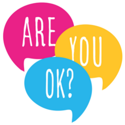 Are You Ok ? Speech Bubble Illustration Sticker