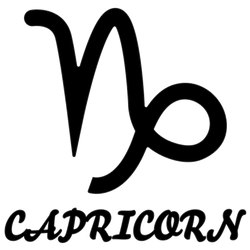 Astrological Sign Capricorn Simple Sticker