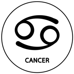 Astrological Zodiac Cancer Sticker