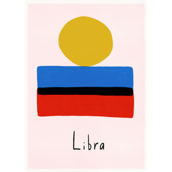 Astrology Abstract Libra Zodiac Sign Sticker
