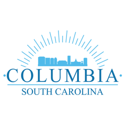 Columbia, South Carolina Banner Design Sticker