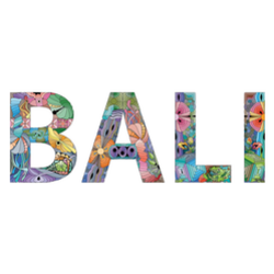 Bali Abstract Lettering Sticker