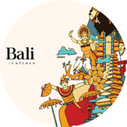 Balinese Circle Illustration Sticker