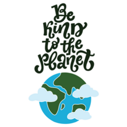 Be Kind To The Planet Illustration Sticker