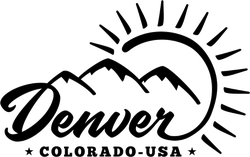 Denver Colorado Lettering Illustration USA Sticker