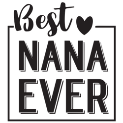 Best Nana Ever Ink Lettering Sticker