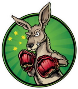 Boxing Kangaroo Sticker