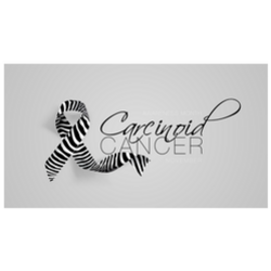 Carcinoid Cancer Awareness Calligraphy Sticker