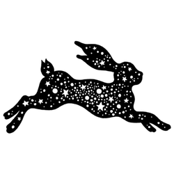 Chinese Bunny Rabbit New Year Symbol Sticker