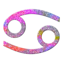Colorful Cancer Zodiac Astrology Symbol Sticker