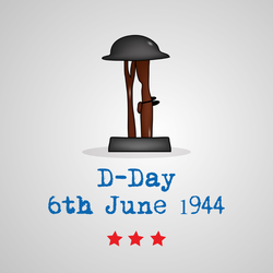 D-Day Tribute Sticker