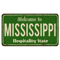 Welcome To Mississippi Hospitality State Sticker