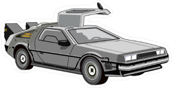 DeLorean Sticker