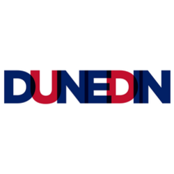 Dunedin In New Zealand Lettering Sticker