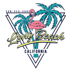 Long Beach California Sticker