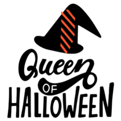 Queen of Halloween Sticker