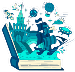Fairy Tale Book Sticker