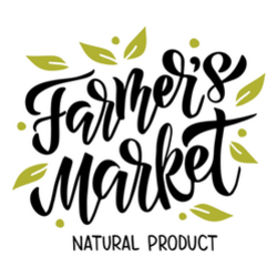 Farmer's Market Natural Product Farm Sticker