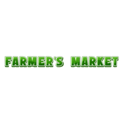 Farmer's Market Typography Sticker