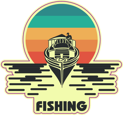 Fishing Boat Sticker