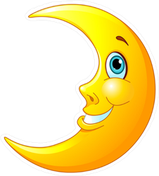 Moon Stickers & Car Decals – Dozens of Styles and Designs