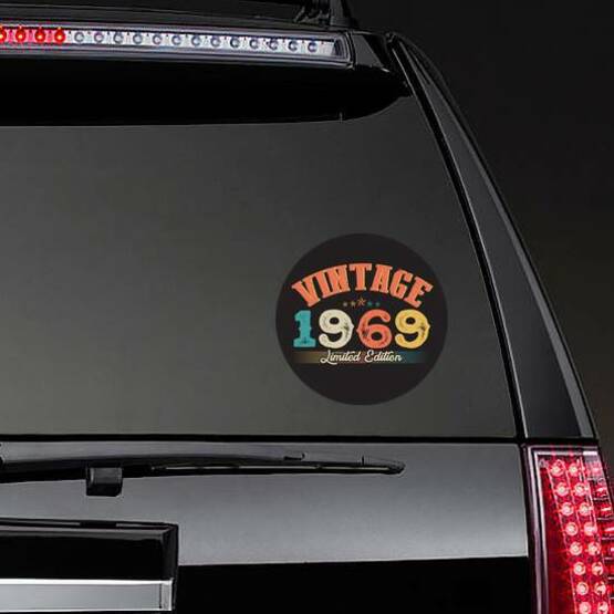 1969 Vintage Limited Edition Sticker