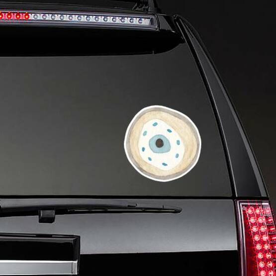 Hand Drawn Watercolor Evil Eye Nazar Sticker